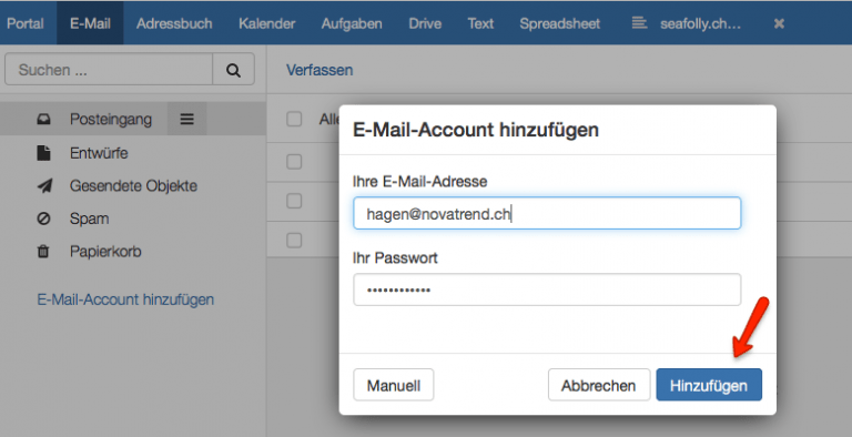 Mehrere E-Mail Accounts in der OX App Suite – NOVATREND Blog