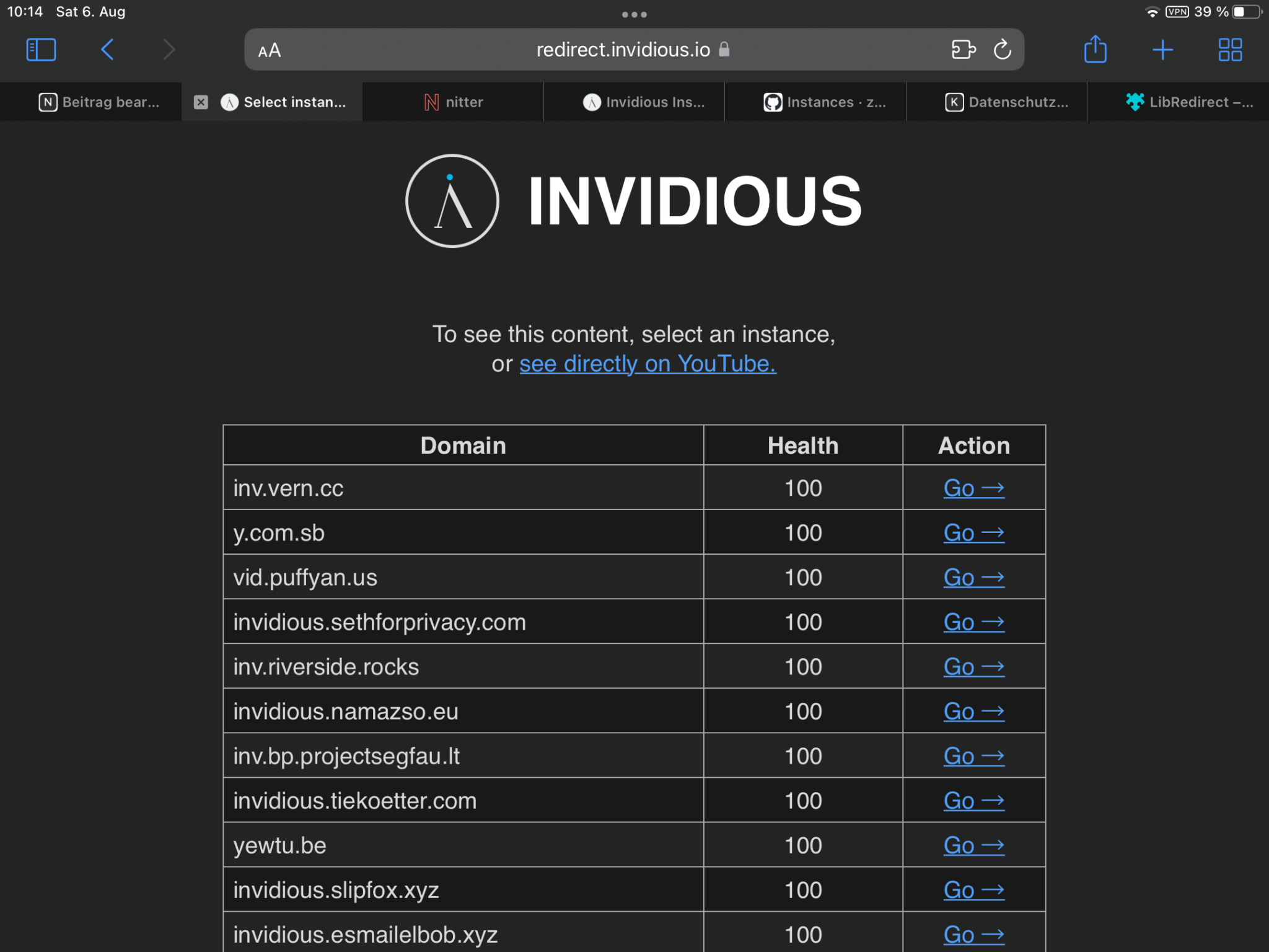 Invidious und Nitter als Frontend für YouTube und Twitter – NOVATREND Blog